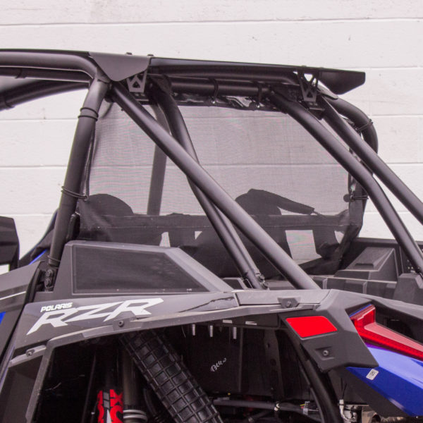 Rear Window - Polaris RZR XP Turbo S - 2/4 Door - Black | MOTOROOF