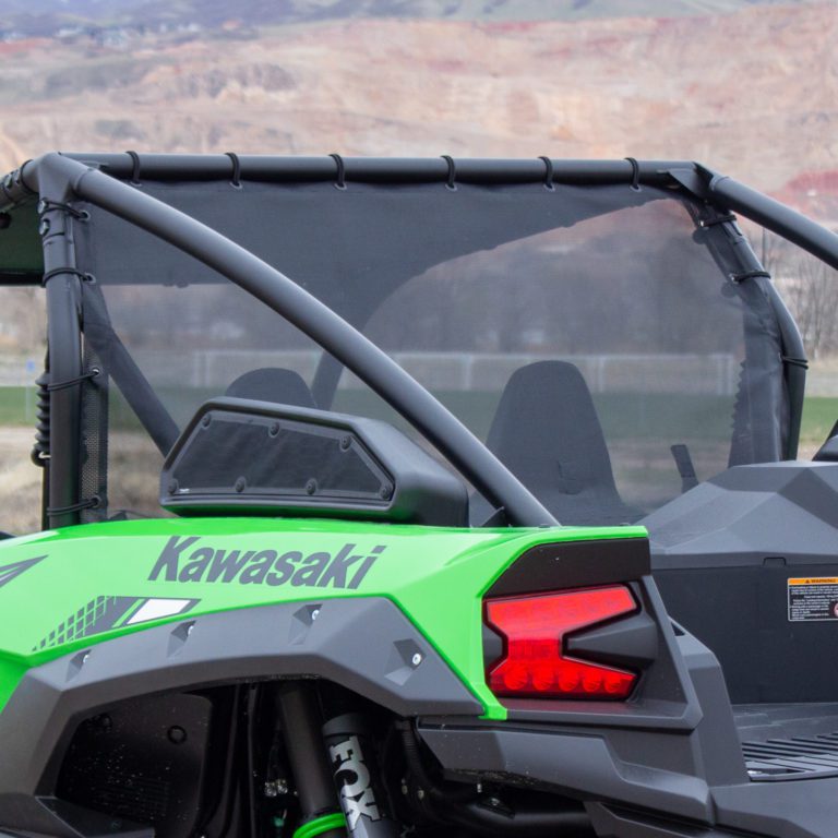 Rear Window - Kawasaki Teryx KRX 2020 To 2024 - 2 Door - Black | MOTOROOF